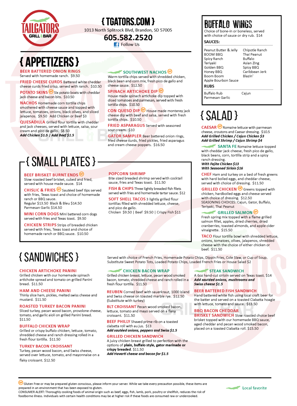 Off the Grill – Tailgators