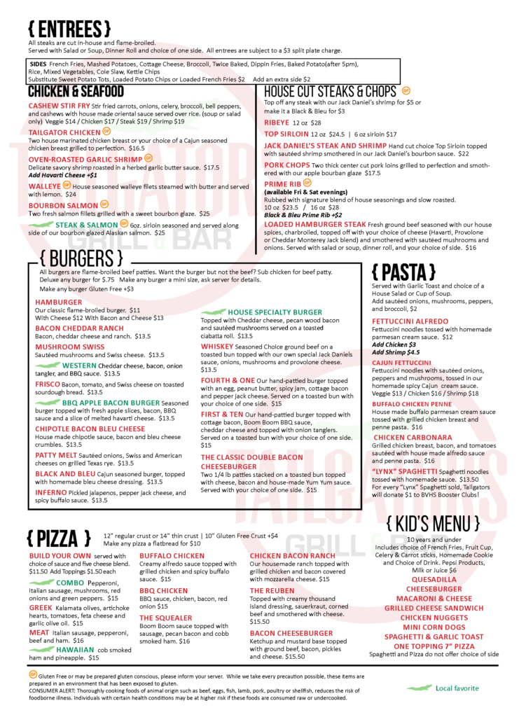 Off the Grill – Tailgators